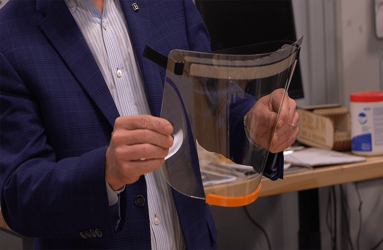 Face shields for the frontline - University of North Carolina at Chapel ...