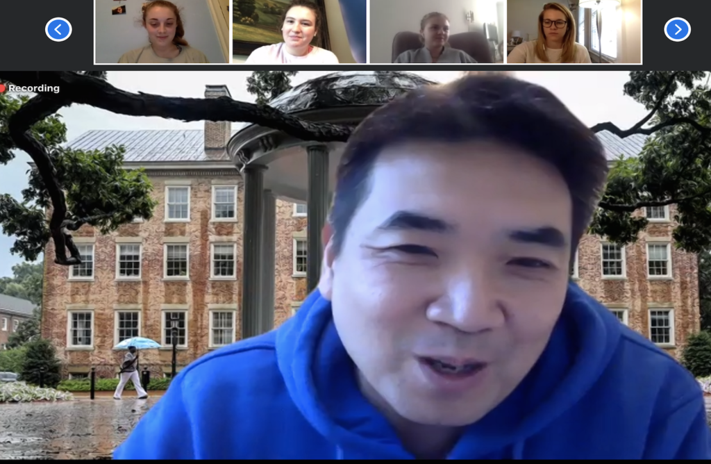 Zoom CEO ‘zooms’ with Hussman students - University of North Carolina ...